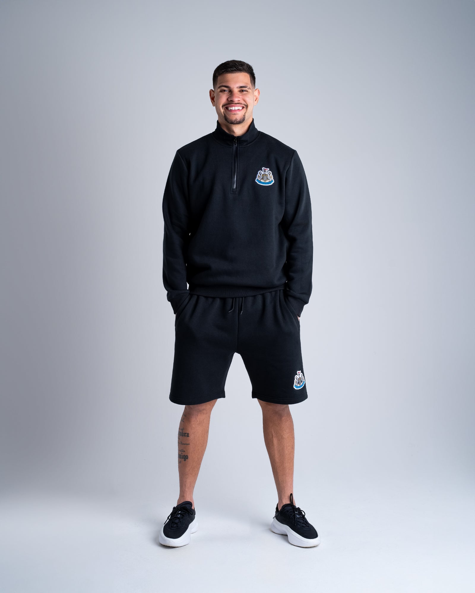 Newcastle United Terrace 1/4 Zip Sweatshirt